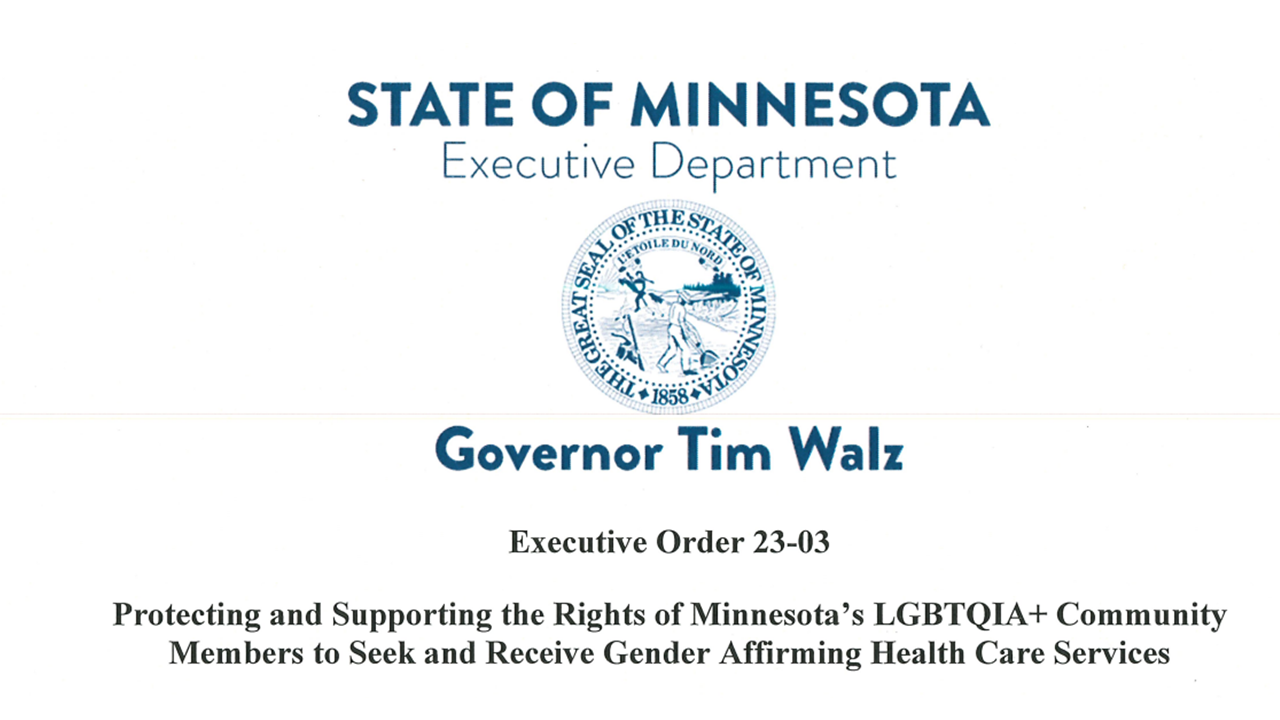 Condemnation of Walz Executive Order 23-03 - Daren Mehl